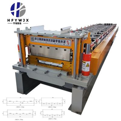 China High Speed Automatic 430 Standing Seam Roll Former With Hydraulic Pressure Transmission And 14 Row Molding for sale