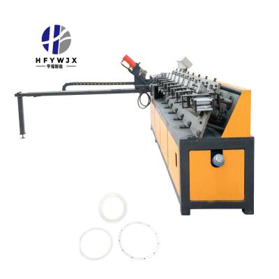 China 200-1600mm Adjustable Flange Forming Machine 80×80 Square Tube Frame And 5 Row Forming Linear Guide Arc Transmission for sale