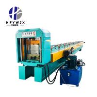 China Heavy Duty Gutter Downspout Making Machine 0.3-0.8mm 5.5kw Roll Forming Equipment for sale