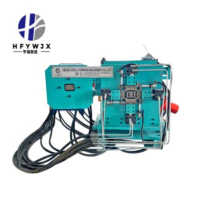 China High Speed PLC Rain Gutter Roll Forming Machine With Heavy Duty Welded Frame for sale
