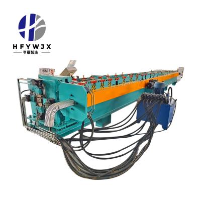 China Continuous Downpipe Roll Forming Machine With PLC Control And 24 Main Roll Sets for sale