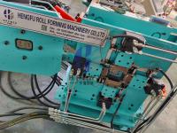 China Hydraulic 16 Station Gutter Downspout Machine 5.5kw Precision Gutter Production for sale
