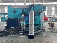 China Round Downpipe Roll Forming Machine 16 Stations PLC Control 0.3-0.8mm for sale