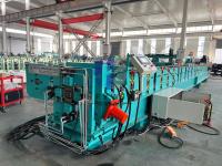 China Automatic Downspout Roll Forming Machine 24 Roll Sets PLC Control for Square Round Rainwater Pipes for sale