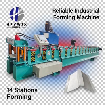 China Stable 460 Ridge Cap Machine With PLC Control 14 Rows Forming Stations And Gear Transmission for sale