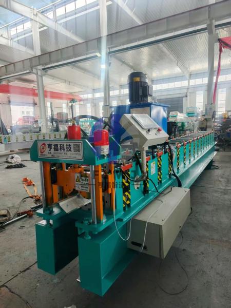 Quality 460 Ridge Cap Roll Forming Machine High Speed Durable PLC Control Metal Roofing for sale