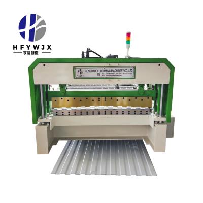 China High Speed 35m/Min C8 Roll Forming Machine PLC Control System For 0.3-0.8mm Trapezoidal Sheets for sale