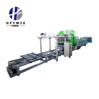 China Premium 1110 Glazed Roofing Tile Forming Machine With 11kw Servo Motor PLC Control for sale
