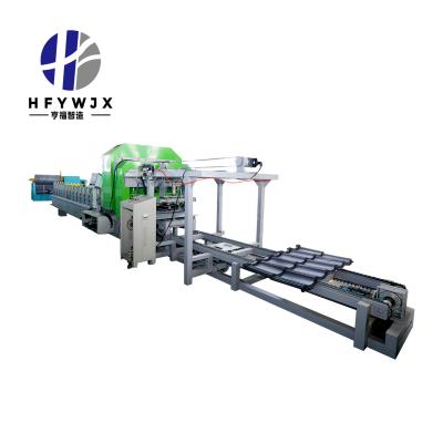 China High Speed 1110 Glazed Tile Production Line with 16 Roll Forming Stations 11kw Servo Motor PLC Control for sale