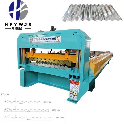 China 7.5kw Servo Motor 26 Roll  Corrugated Sheet Rolling Machine Precision Customized for sale