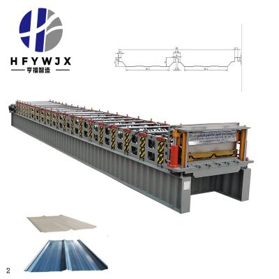 China Heavy Duty 820 Standing Seam Metal Roof Roll Former With 20Row Molding for sale