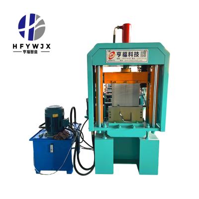 China Hydraulic Pressure Downspout Roll Forming Machine with PLC Control and 16 Stations for Rainwater Pipe Production for sale