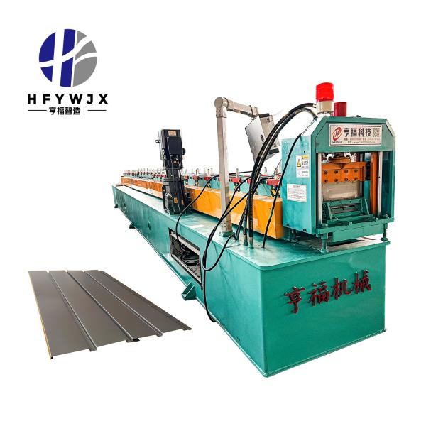 Quality 15-20m/Min Speed Automatic Metal Cladding Roll Forming Machine 30 Rows Forming Stations for sale