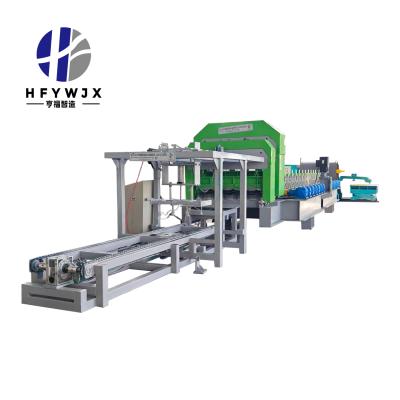 China High Rigidity 1110 Glazed Tile Roll Forming Machine With Precision Cutting for sale