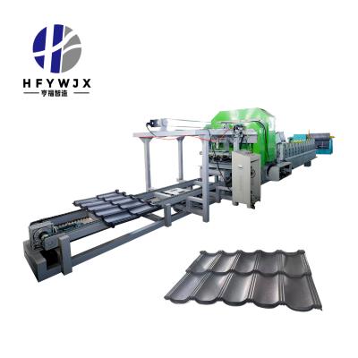 China HENGFU 1110 Glazed Tile Production Line With 16-21 Stations PLC Control System for sale