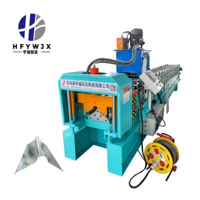 China High Speed Continuous 300 Ridge Cap Roll Forming Machine with 18 Rows Forming Stations for sale