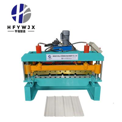 China 1040 Type 13 Row Molding Trapezoidal Roof Sheet Machine With 300H Steel Frame for sale