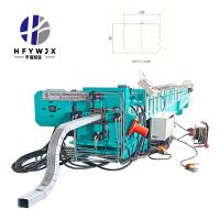 China Hydraulic 16 Station Gutter Downspout Machine 5.5kw Precision Gutter Production for sale