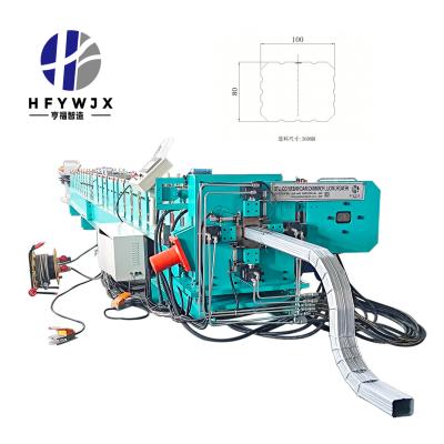 China Hydraulic Pressure Gutter Downspout Machine  For Customized Roof Drainage Solutions for sale