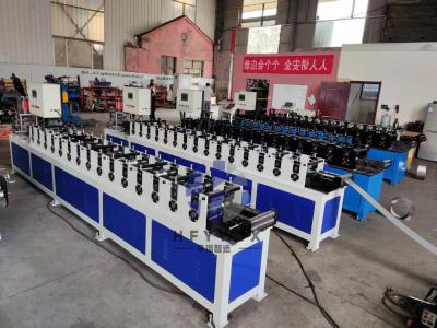 China 4kw Automatic Color Steel Rolling Shutter Forming Machine PLC Control System for sale
