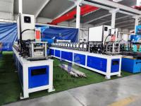 China High Speed Roller Shutter Door Roll Forming Machine 15 Stations PLC Control 16mm Frame for sale