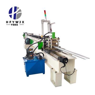 China Durable 45 Steel Hard Chrome Plated Fence Panel Roll Forming Machine High Speed 20-30M/Min for sale