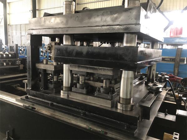Highway Guard Rail Forming Machine 30KW With 10T Hydraulic Decoiler