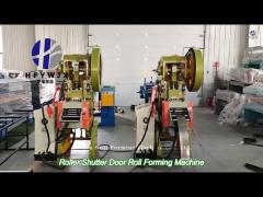 high precision plc controlled roller shutter door roll forming machine 15–16m/min