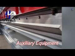 hydraulic bending machine with high precision ±0.01mm heavy duty structure and plc control system