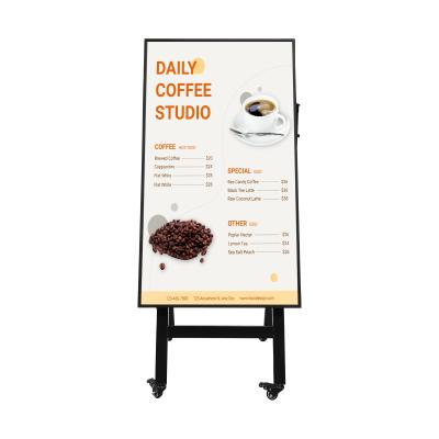 China 43 - 86 inch Lcd Digital Menu Boards for Coffee Shop Restaurant CMS for sale