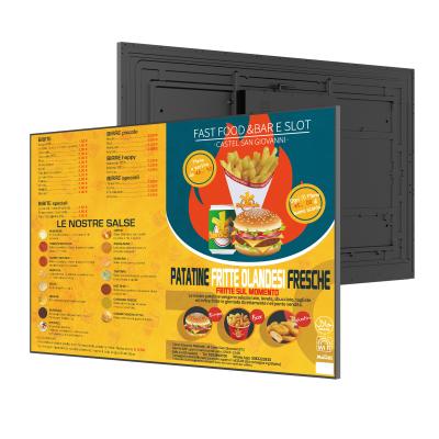 China Indoor KFC Android LCD Menu Display for Restaurant Tea Cafe Digital Signage for sale
