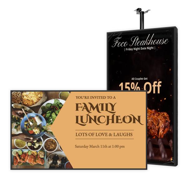 Quality LCD Digital Signage Screen Smart Wall Mount Display for Building for sale