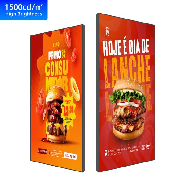 Quality High Brightness LCD Display Panel 1500 Nits Indoor Digital Screens for sale