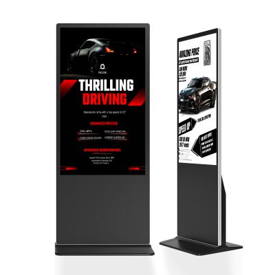 China Non Touch Floor Standing Digital Signage Size 65 Inch 2GB 4K for sale