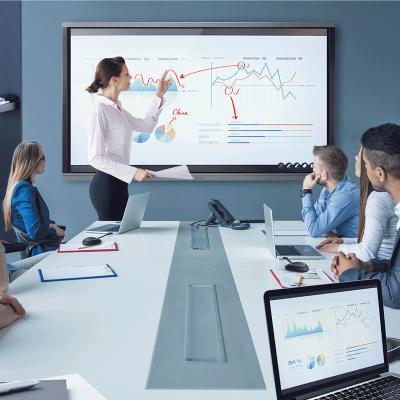 China Multi Touch Smart Board Interactive Whiteboard Flat Panel 55