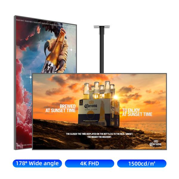 Quality DLED Backlight Digital Advertising Display Screen Indoor Digital Signage 55