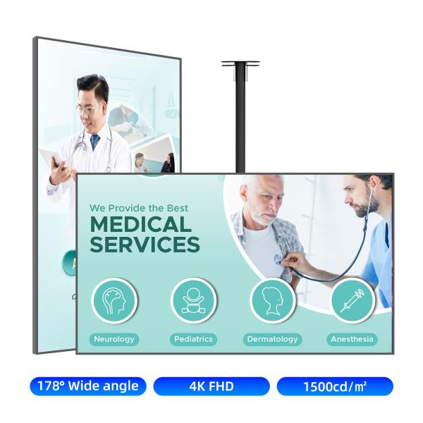 Quality LCD Advertising Digital Signage Displays Wall Mounted 65 Inch for sale