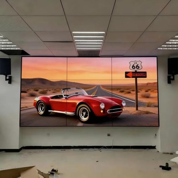 Quality 55 Inch 3.5mm Indoor 2x2 3x3 Lcd Splicing Video Wall Screen for sale