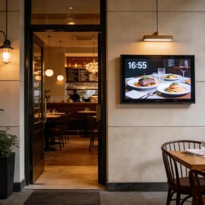 China 32 Inch Indoor Wall-Mounted Digital Signage for Advertising Display & Restaurants for sale