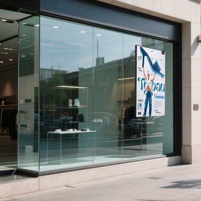 China Front Window LCD Digital Signage Android LCD Advertising Display  -Q8 Model Series for sale