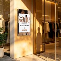 China 4K Window Digital Signage Display with USB Cloud Remote Publishing Lcd Screen Display for sale