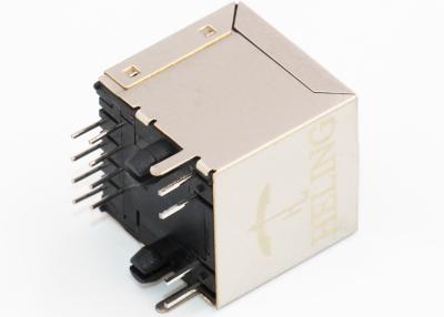 Китай Терминал контакта плакировкой золота защищал SMT порт r/a соединитель RJ45 50 u» одиночный продается