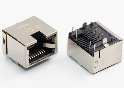 Cina Singolo supporto ad angolo retto del PWB dell'adattatore del porto RJ45 con terminale di doratura di 50 U» in vendita