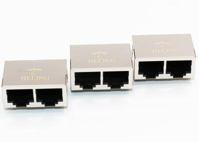 China RoHS ISO9001 Shielded Rj45 Multiple Port Connectors MJ5908-B112-BRF4 Te koop