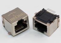 China Cat 5 RJ45 Surface Mount Network Jack 8 PINs PCB Right Angle Mounting for sale