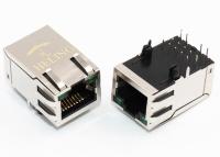 China Web Servers EMI Tab Spring Modular Ethernet Jack 1000Mb With PoE Function for sale