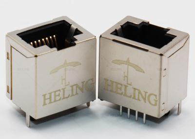 China Vergulde Contact Terminal 180 SMT RJ45 Connector R/A 50U