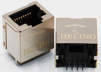 China Vergulde Contact Terminal 180 SMT RJ45 Connector R/A 50U