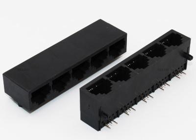 China RoHS volgzame RJ45 Vrouwelijke Schakelaar MJ5904-B015-BRN1 Te koop