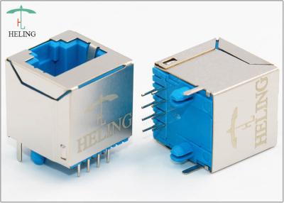 Cina 8P8C grado 21 Jack modulare RJ45 di verticale 180 180 gradi in vendita